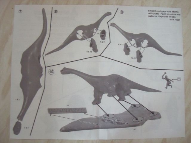 Lindberg (ex Pyro) Apatosaurus ''Brontosaurus'' - The Obsolete Kit ...